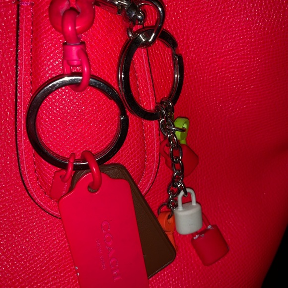 Coach | Bags | Coach Neon Pink Tote Rare Set | Poshmark